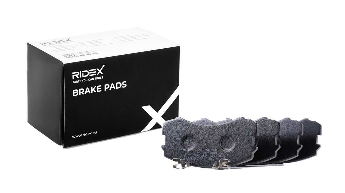 Kaufen Sie Bremsbelagsatz RIDEX [402B1002] Vorderachse zu einem ...